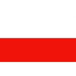 Drapeau Pologne 60 x 90 cm - véritable drapeau Polonais en tissu ...