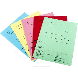 Dossier de couleur personnalisé recto - Promociel