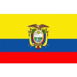 Drapeau Equateur 200 x 300 cm - véritable drapeau Equatorien en tissu ...