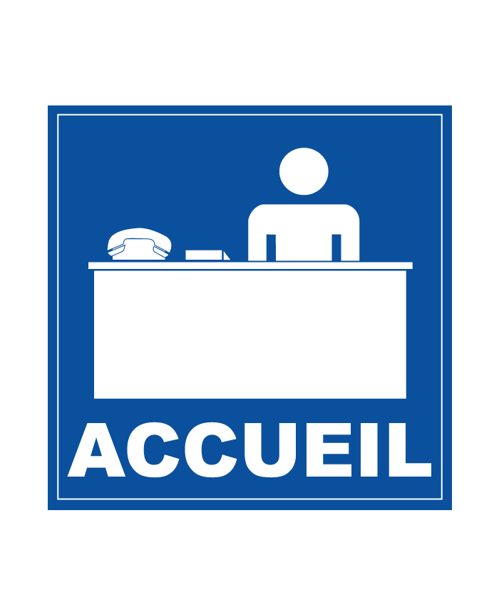 Autocollant accueil - autocollants d'information : Promociel