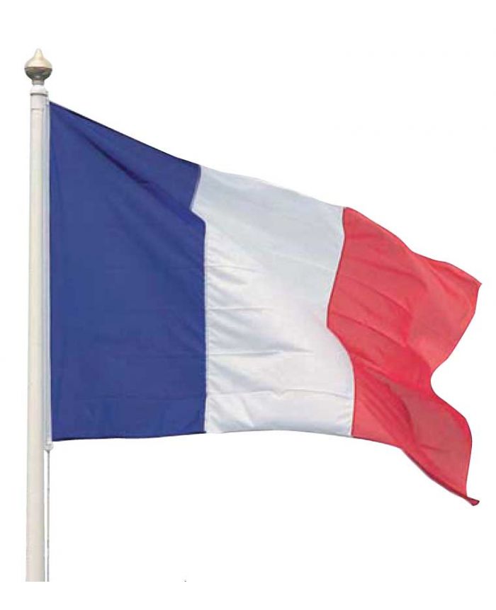 Drapeau France 80 x 120 cm - véritable drapeau Français en tissu ...
