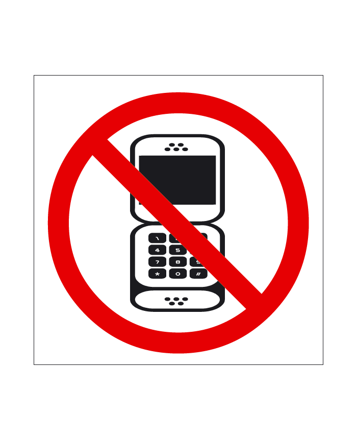 Panneau portable interdit PVC - panneaux d'interdiction : Promociel