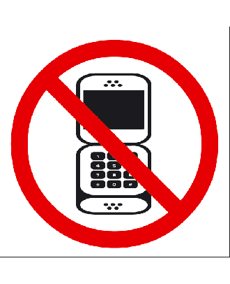 Autocollant interdiction GSM - Autocollants d'interdiction : Promociel